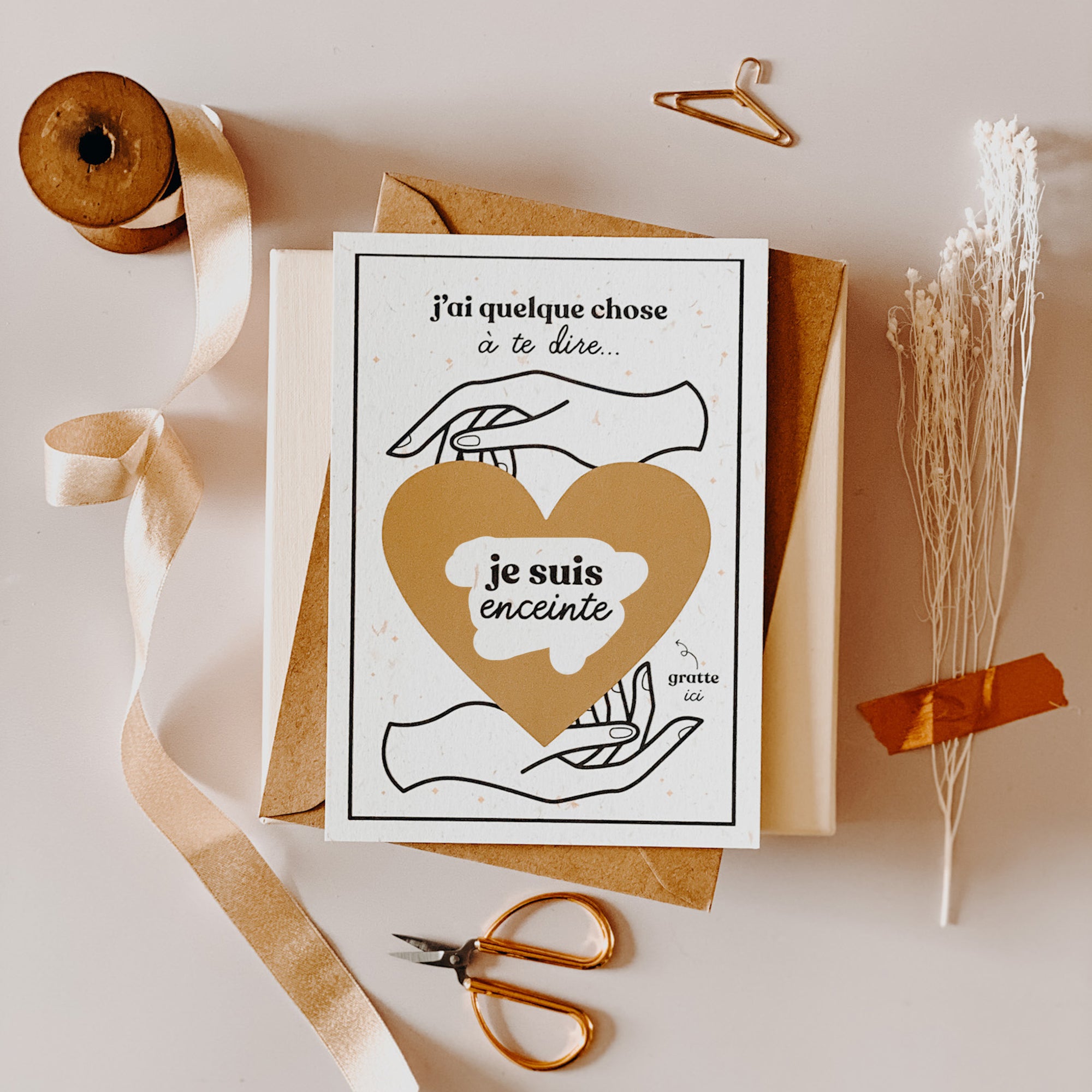 Carte à gratter - Je suis enceinte – Maylor